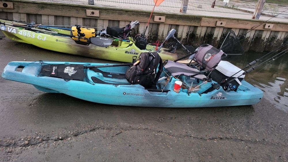 Perception Outlaw 11.5 Fishing Kayak for Sale in Virginia Beach, VA ...