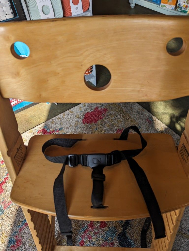 Keekaroo Height Right High Chair Table Booster Wood Wooden for Sale in ...