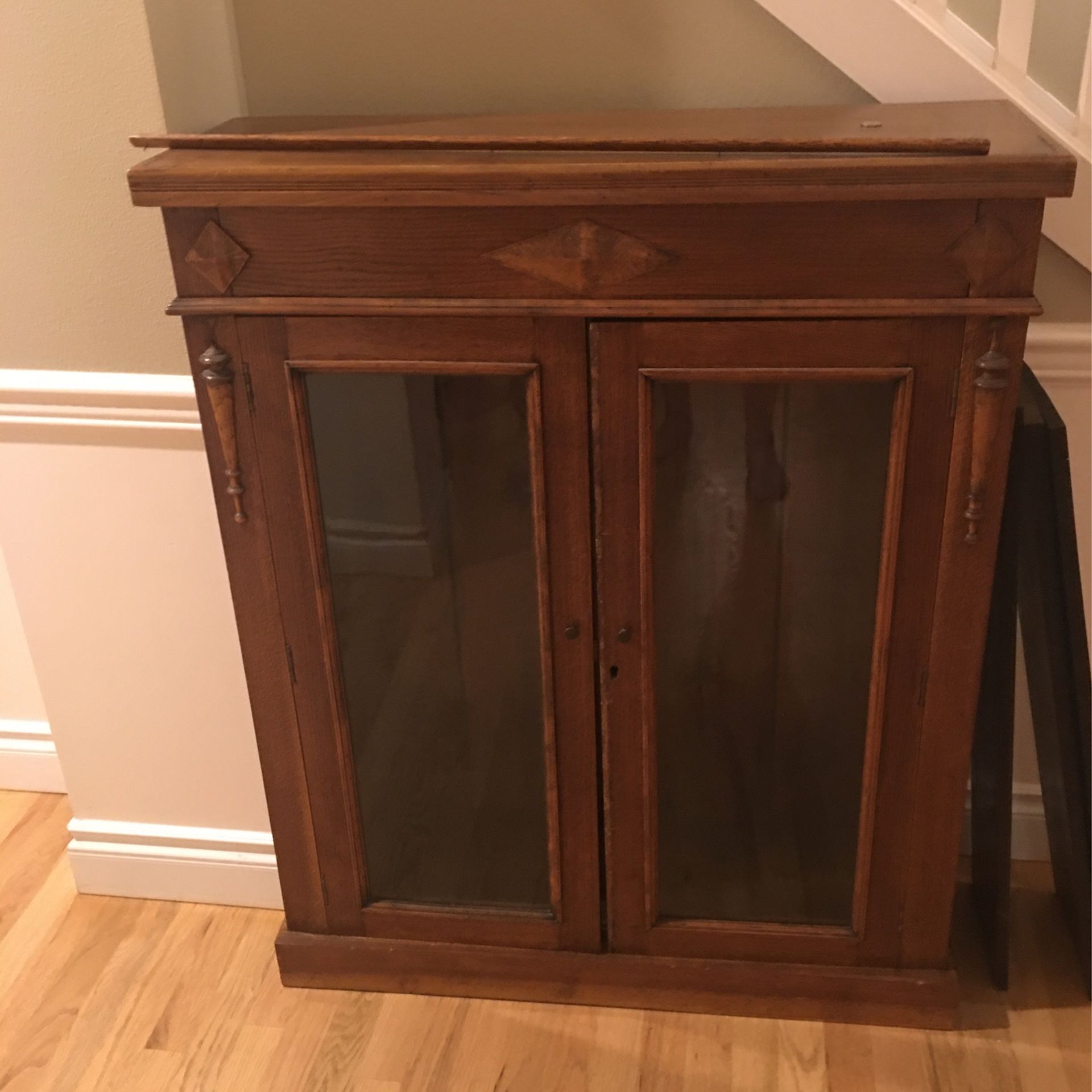 Antique Vintage Cabinet Bookcase Table Desk for Sale in Bellevue, WA ...