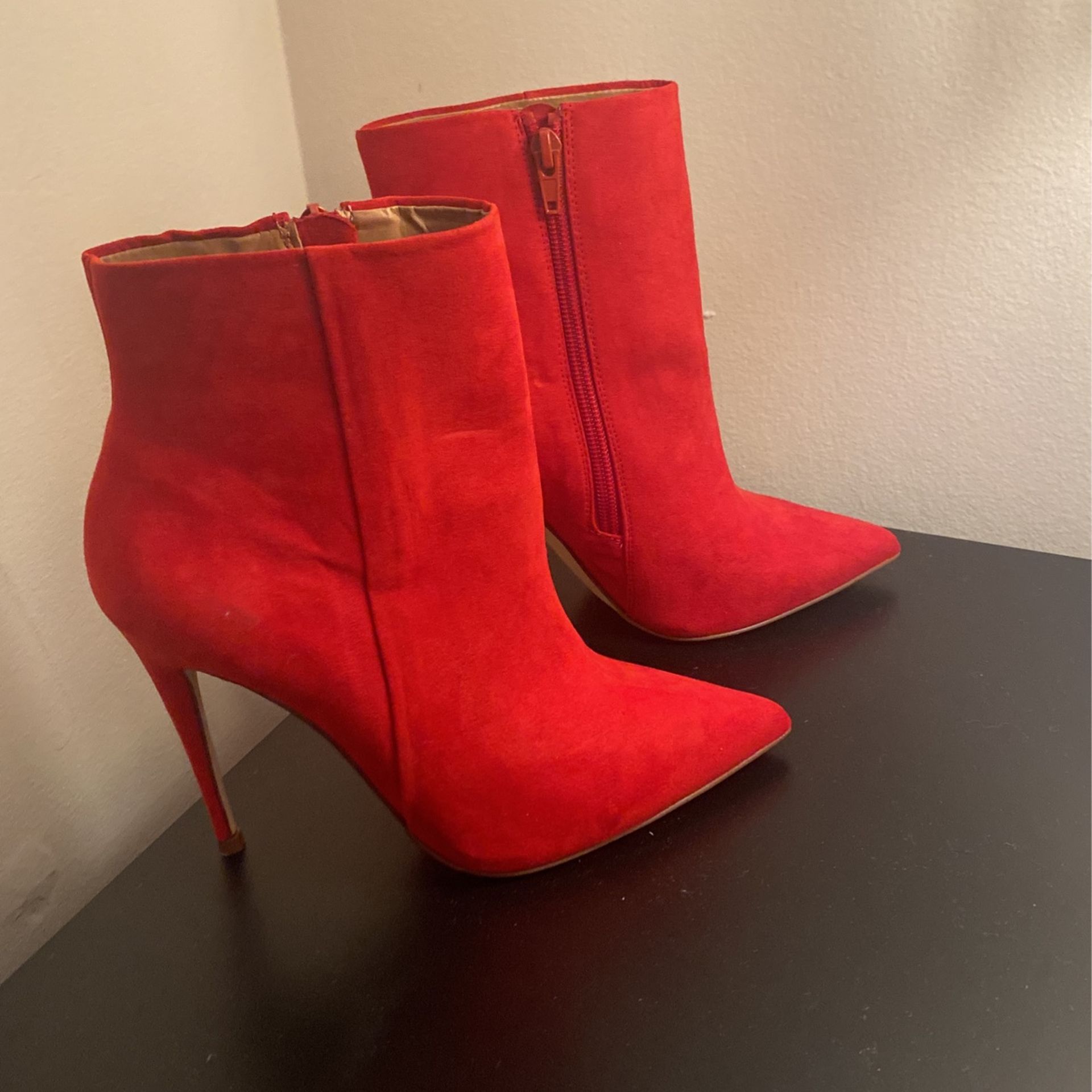 All About Steve Red Boots