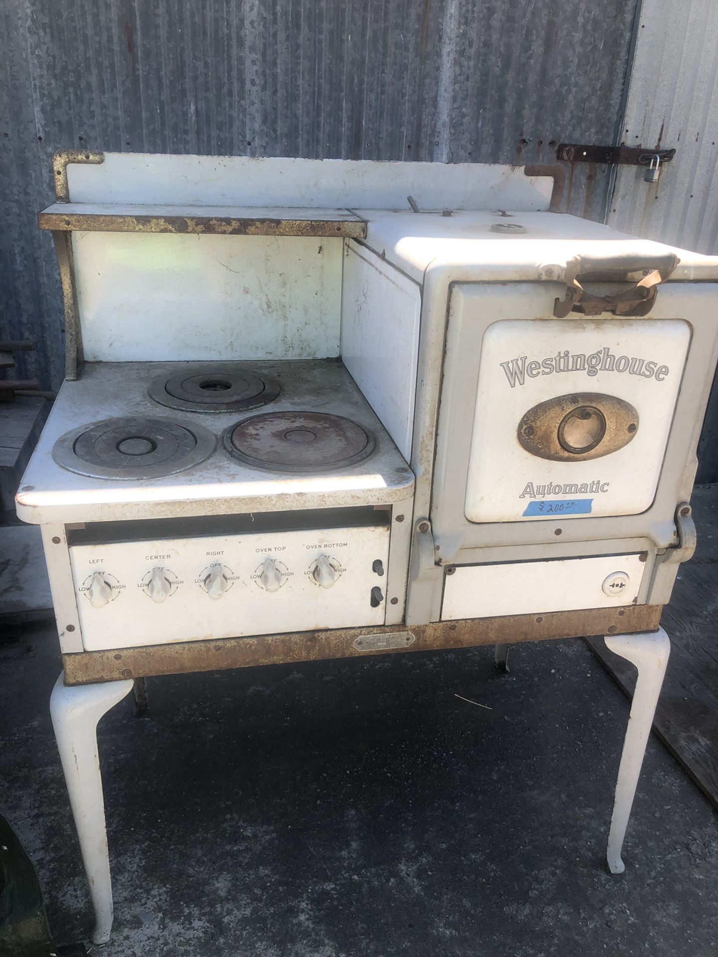 Westinghouse electric stove store