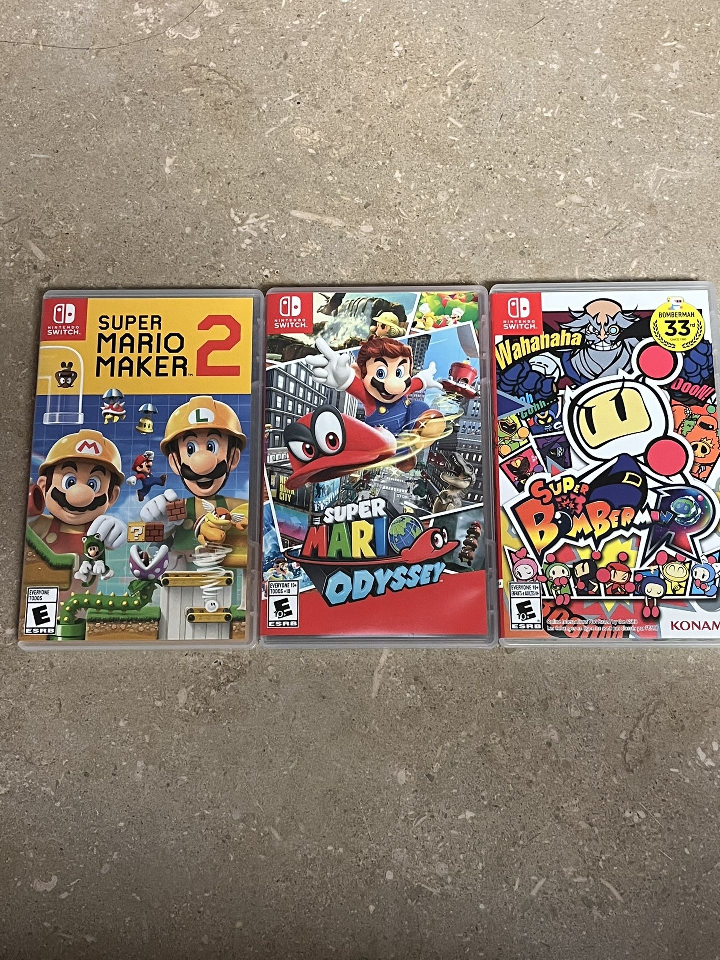 Mario Odyssey - Mario Maker 2 - Bomberman - Nintendo Switch Games for ...