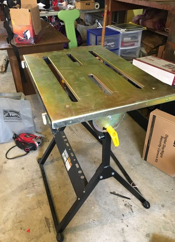 Harbor Freight (chicago electric) welding or work table for Sale in San ...