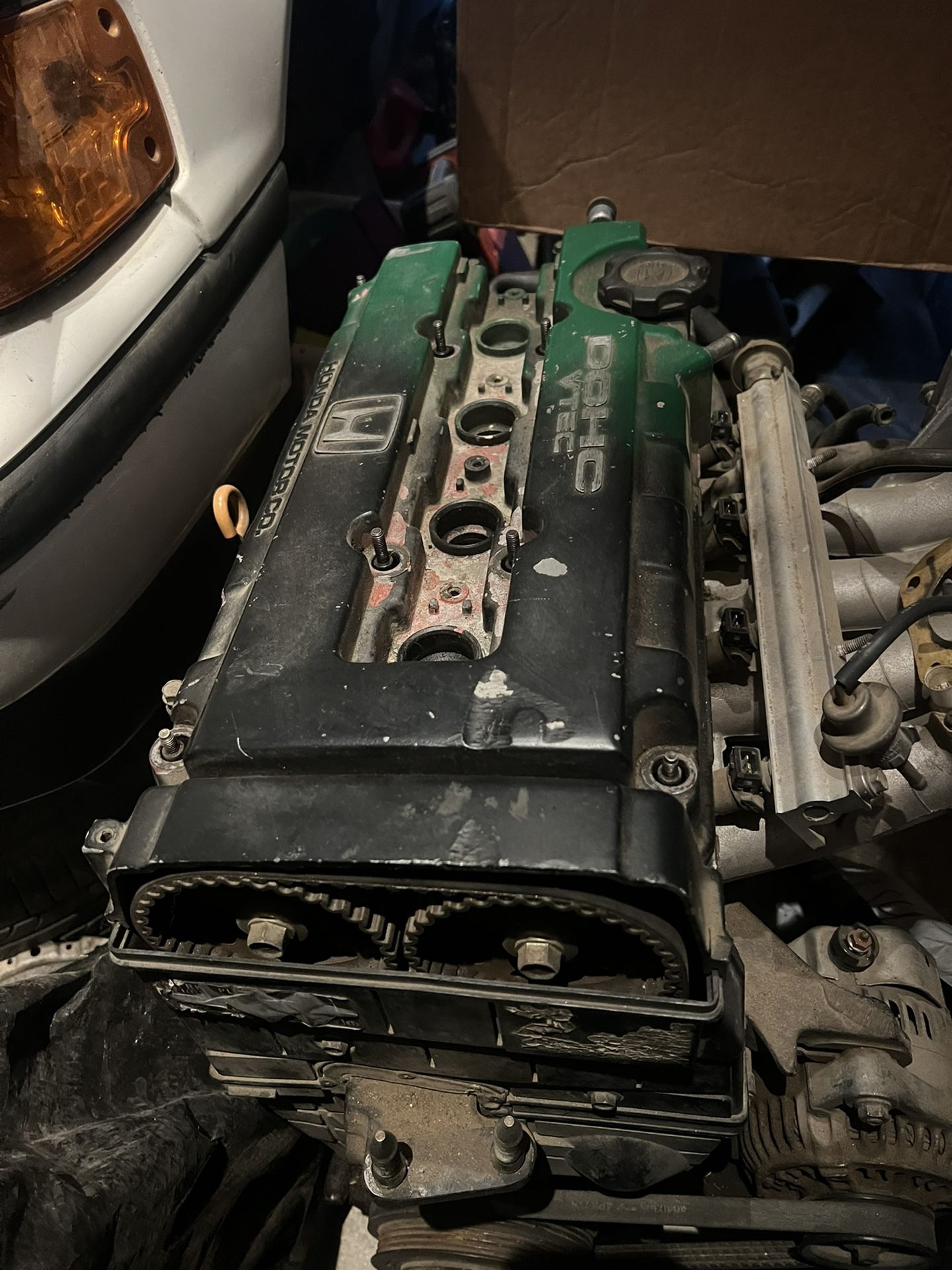 Honda OEM DOHC VTEC Cylinder Head PR3 B16 B16a B16a2 B16a3 B17a1 B18c ...