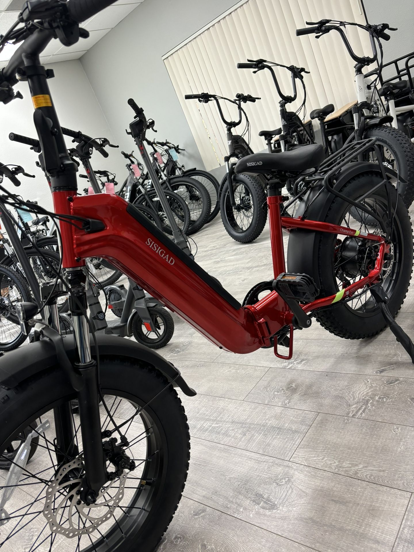 Sisigad 20" Champ Ext Fat Tire Folding Electric Bike for Sale in San ...
