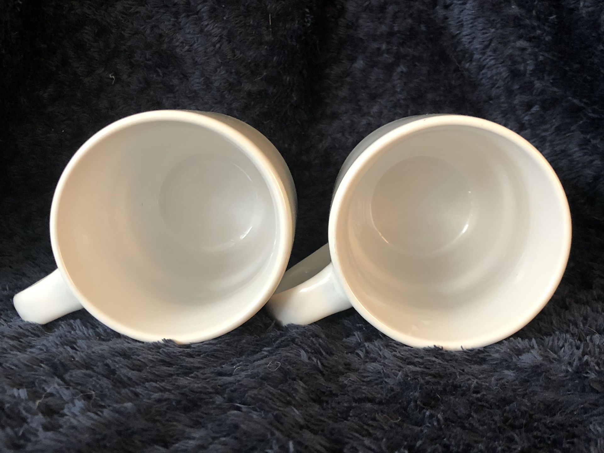 Mainstays Stackable White Coffee Mugs, Set of 2 16 oz. for Sale in San ...