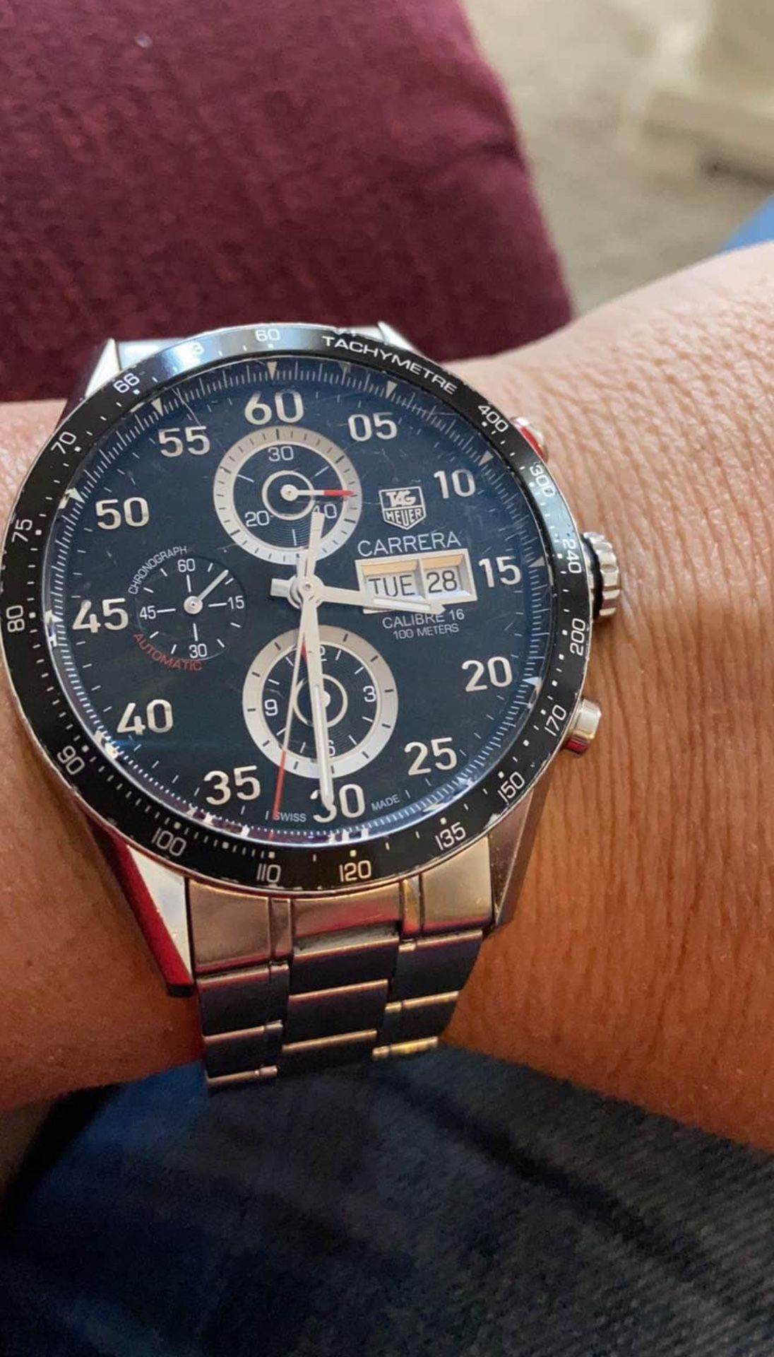 TAG Heuer Calibre 16 day date Automatic Chronograph for Sale in ...