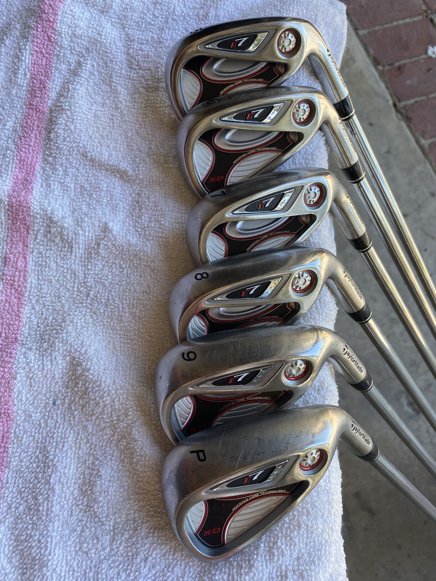 TaylorMade R7 XD Iron Set(PW,9,8,7,6,5 Flex Uniflex All In Excellent ...