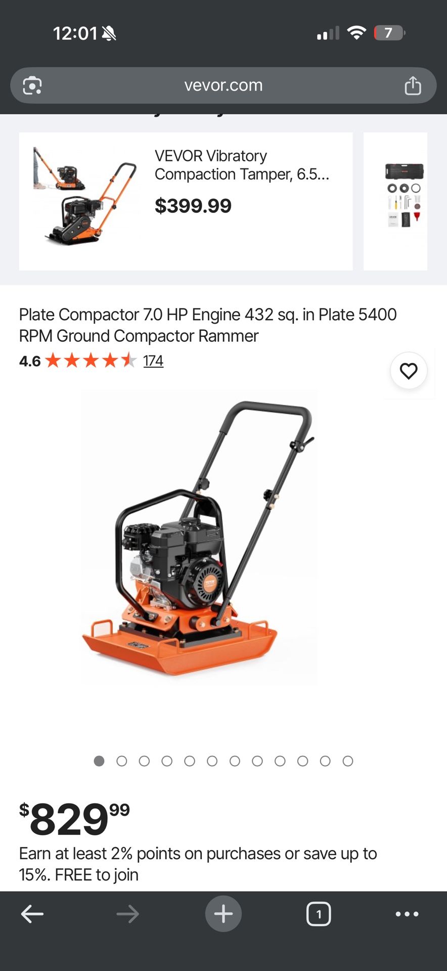 Plate Compactor for Sale in Lewis Mcchord, WA - OfferUp