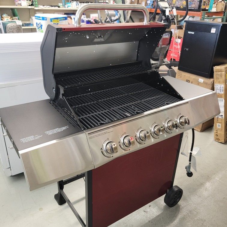Expert Grill 6 Burner Propane Gas Grill in Red for Sale in Las Vegas ...