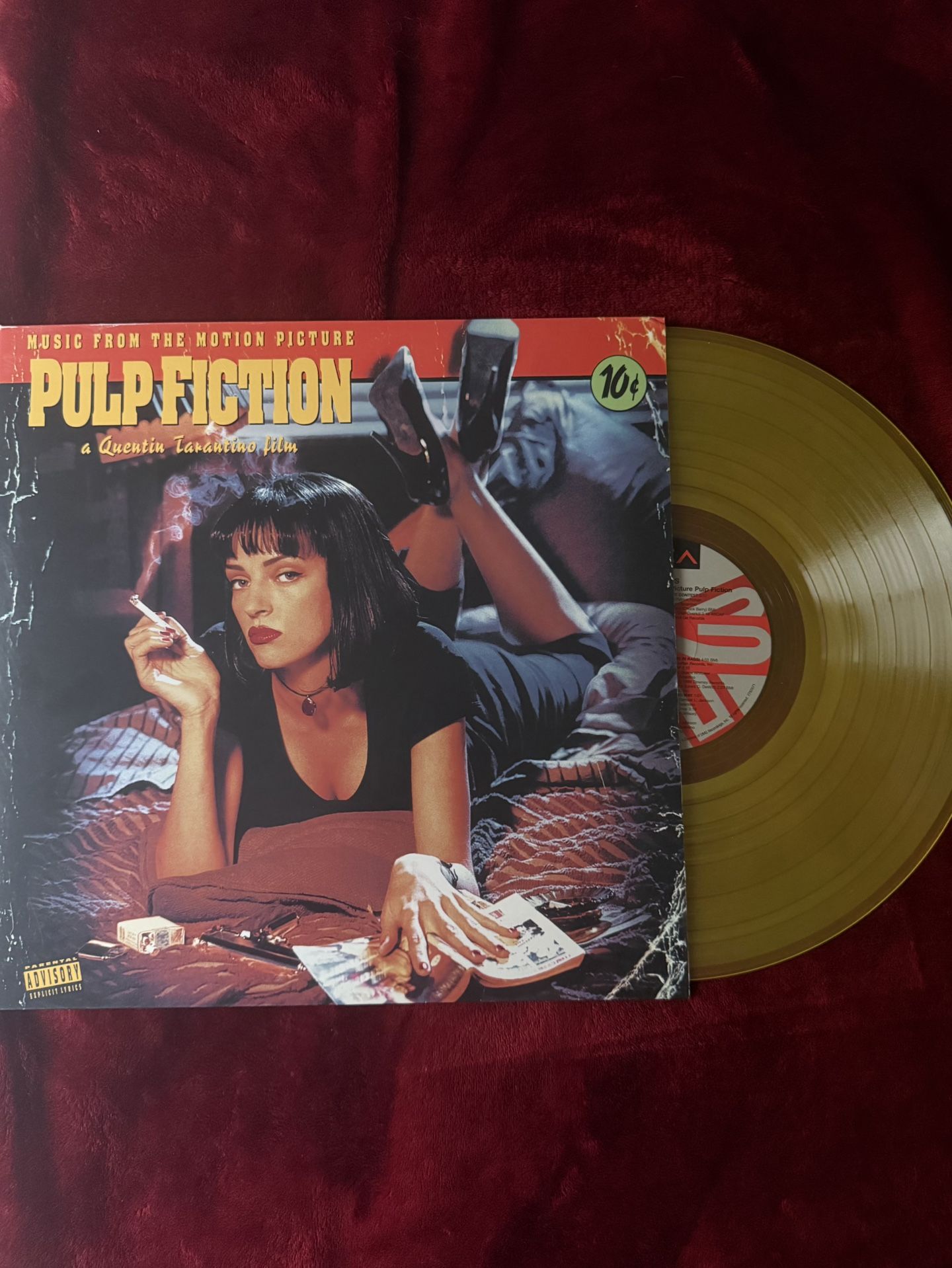 Pulp Fiction Soundtrack *Translucent Yellow Vinyl in Shrink* Vintage ...
