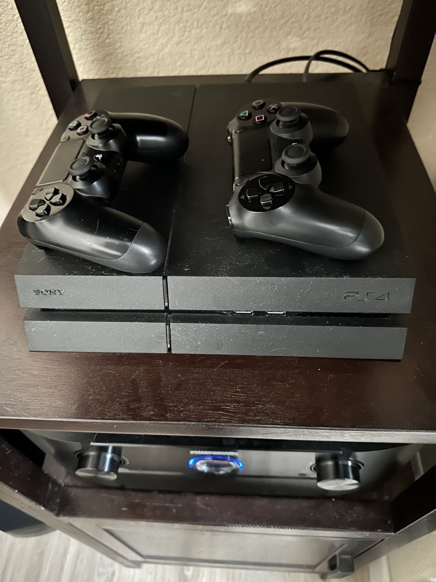 PS4 w/ Two Controllers for Sale in Stockton, CA - OfferUp