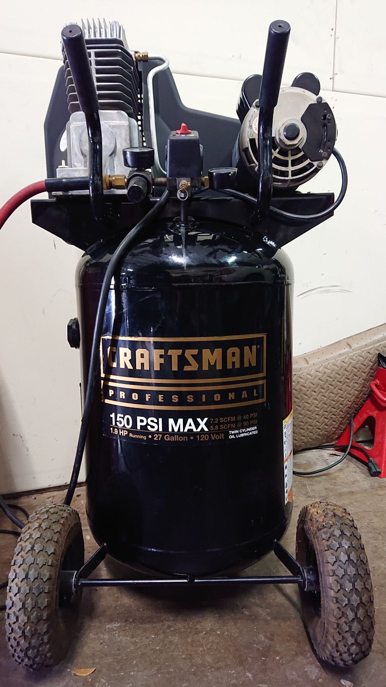 Craftsman professional 27 gallon air compressor for Sale in Fort Worth ...