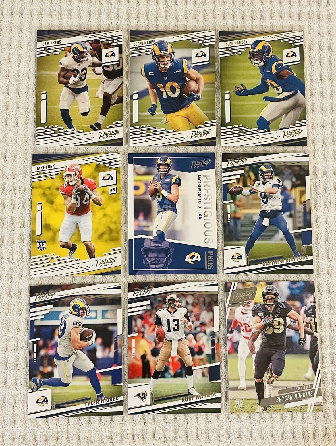 Los Angeles Rams Sports Card Football Card Team Lot! 100 Cards Total ...