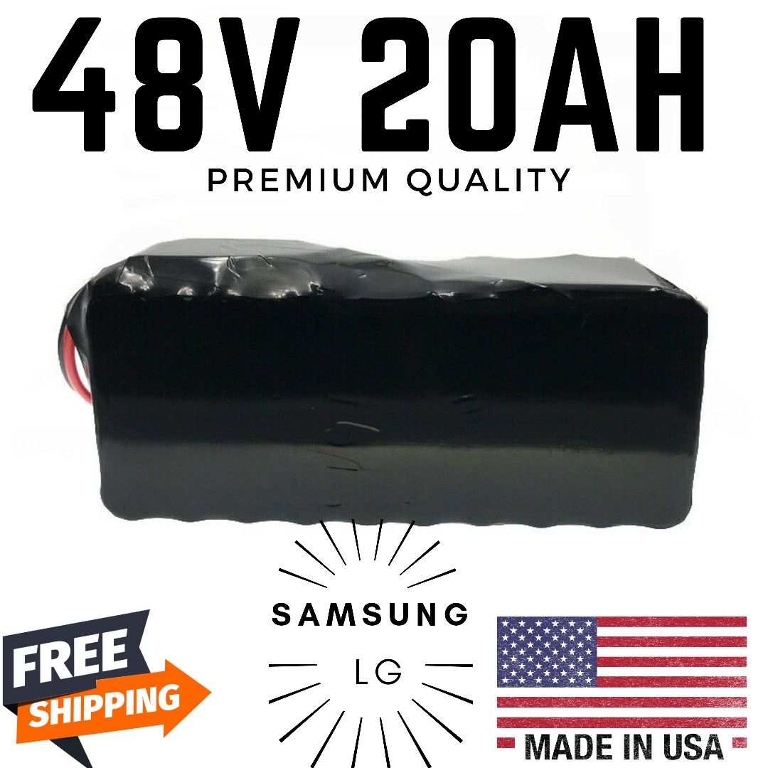 Ebike Battery 48v 20ah Lithium Ion Battery With Charger For 1000w Electric Bike for Sale in ...