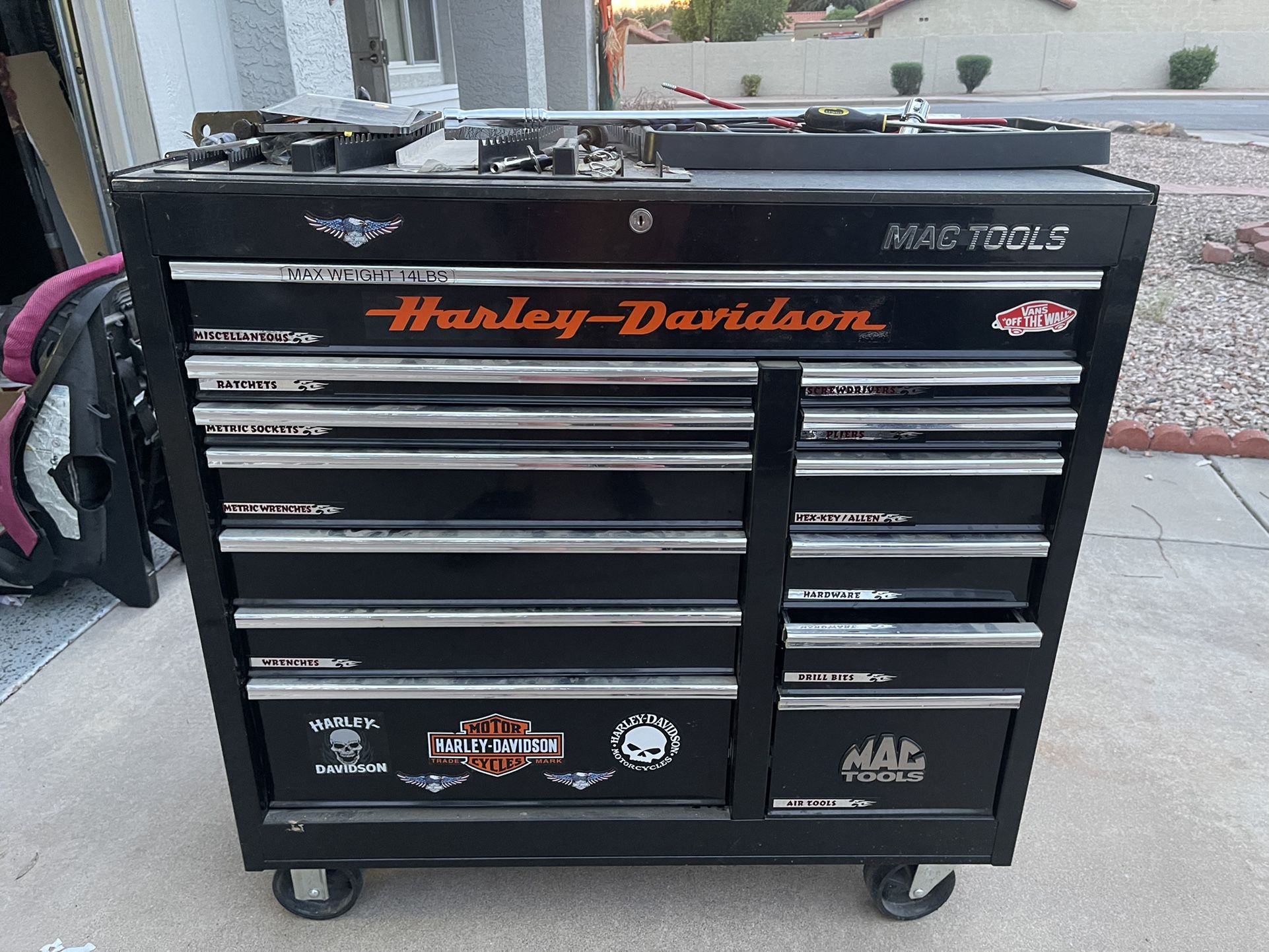 Black Mac Tools Boxes