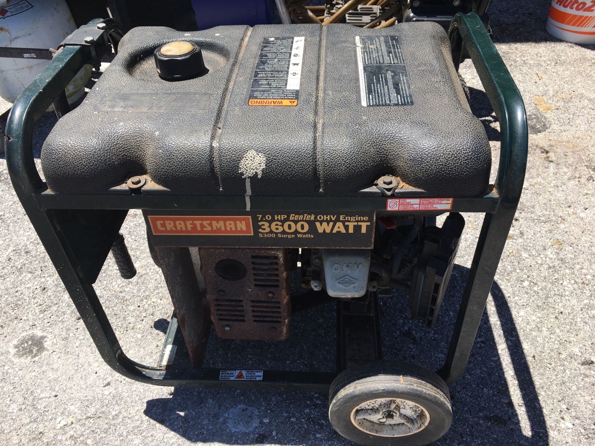 Craftsman 3600 Generator for Sale in Dunedin, FL - OfferUp