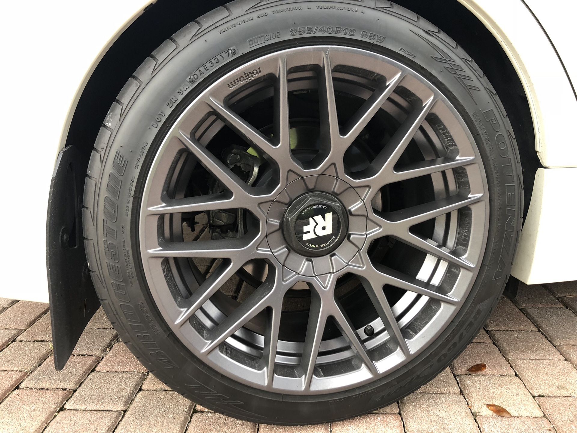 Rotiform RSE Wheels with Tires - Like New - 5x114.3/120 x 9.5 ET35 for ...