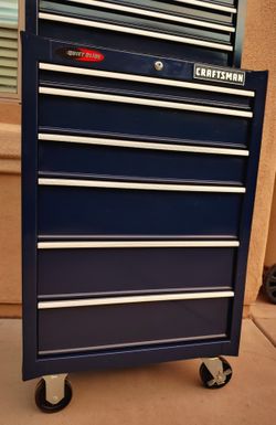 Nice Craftsman Premium Series QuietGlide Midnight Blue Rolling tool Box ...
