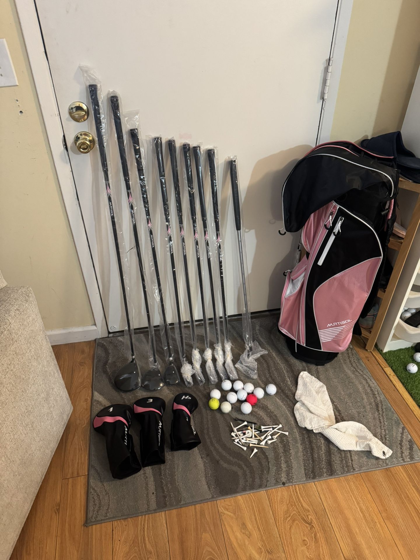 Brand New PINK Ladies Beginner/upgrade Complete Golf set package high ...