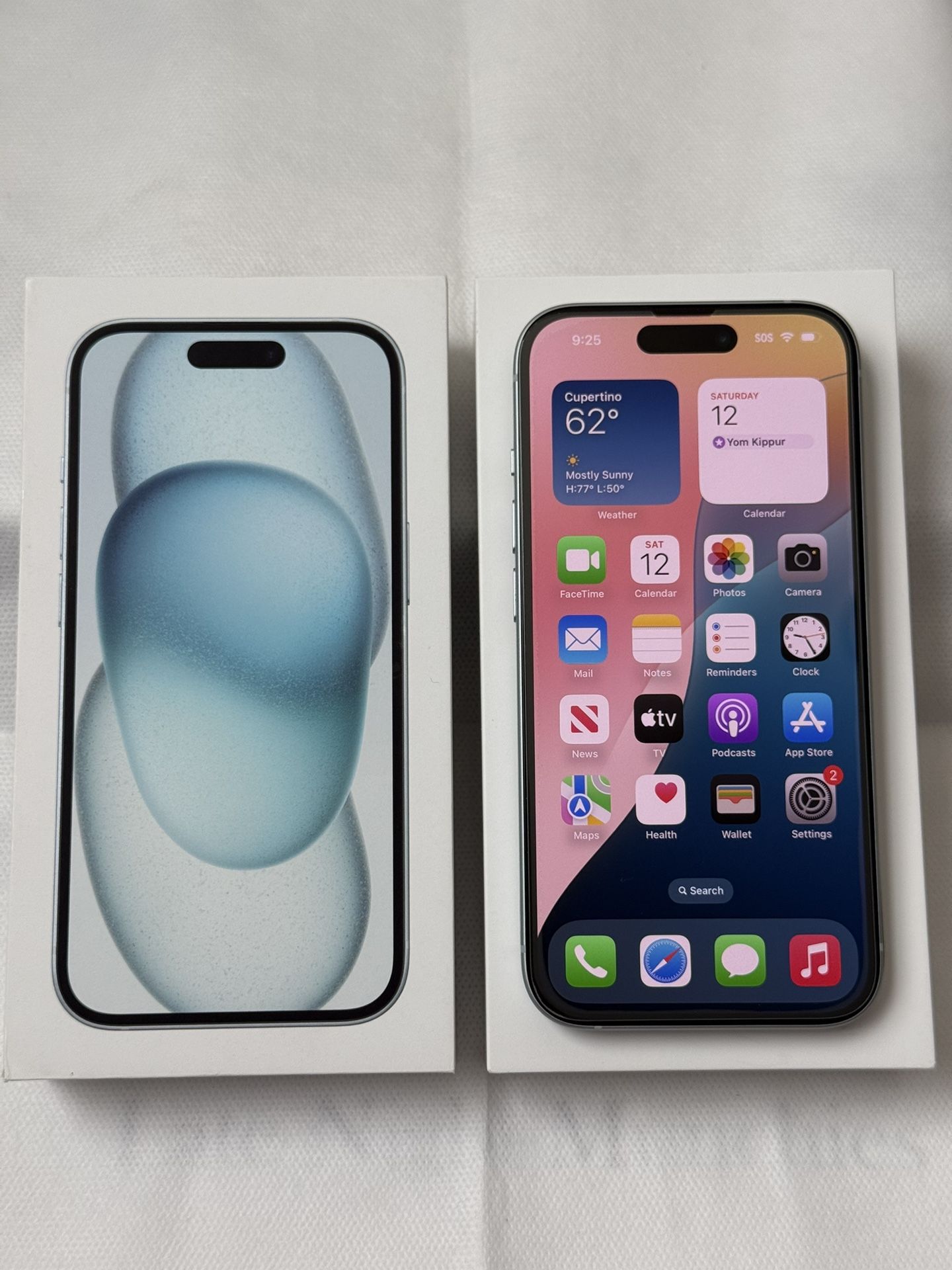 Apple iPhone 15 Unlocked 128GB Blue Model A2846 w/ warranty until 4/29 ...