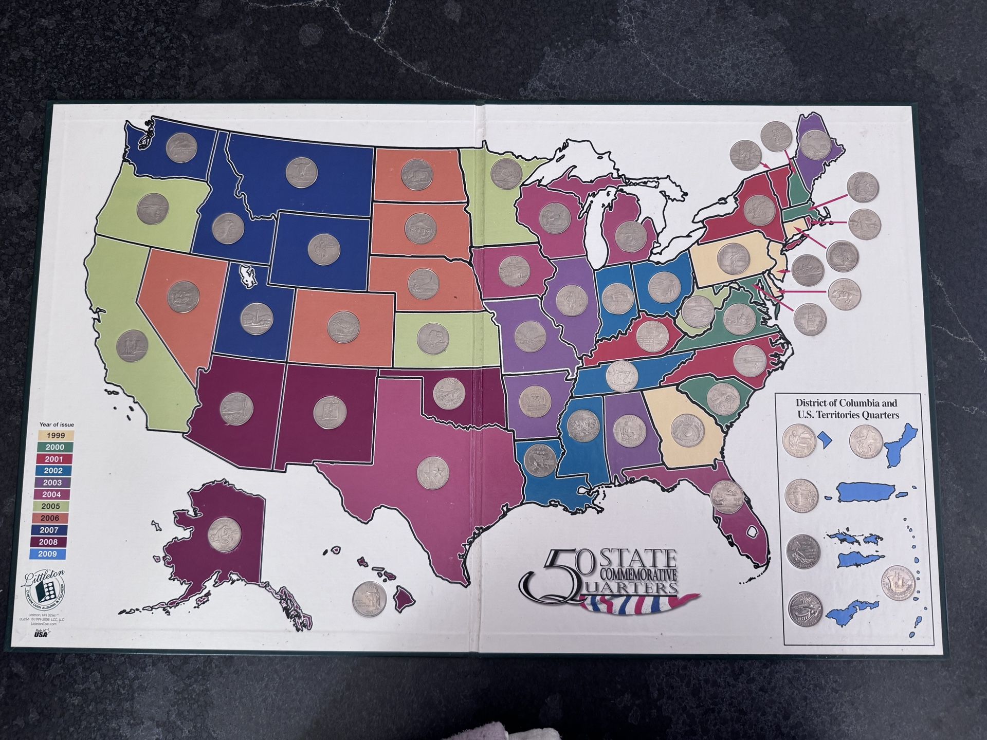 United States Coins Map for Sale in Poway, CA - OfferUp