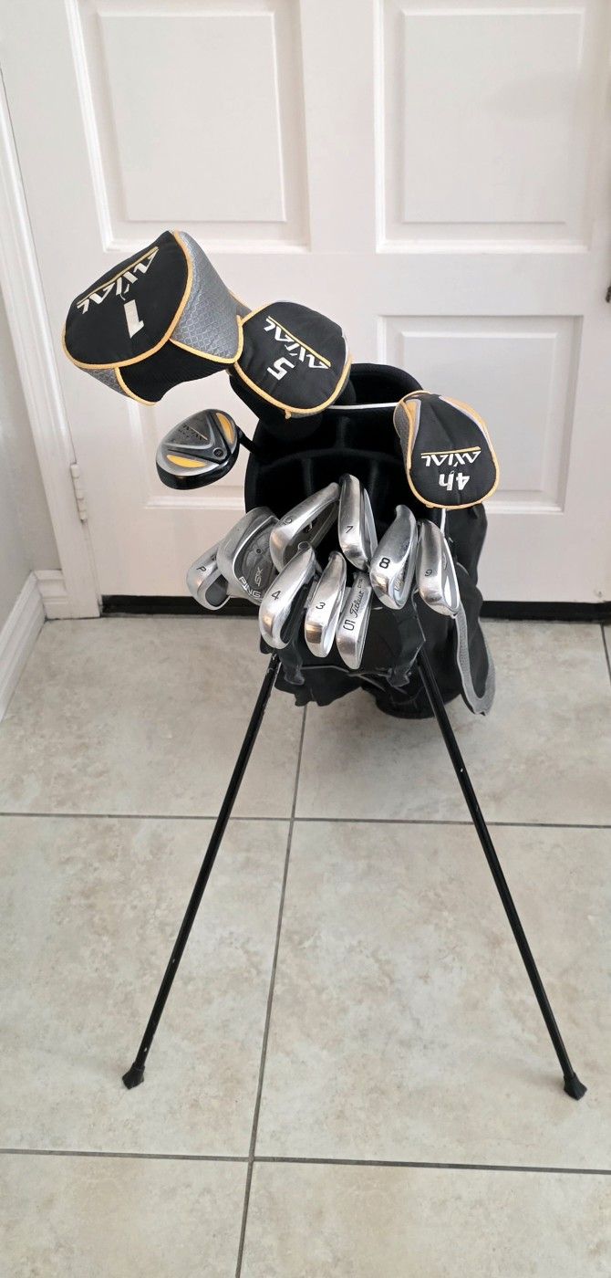Taylormade Callaway Titleist ram 14 piece full Golf set with 3,4,5,6,7 ...