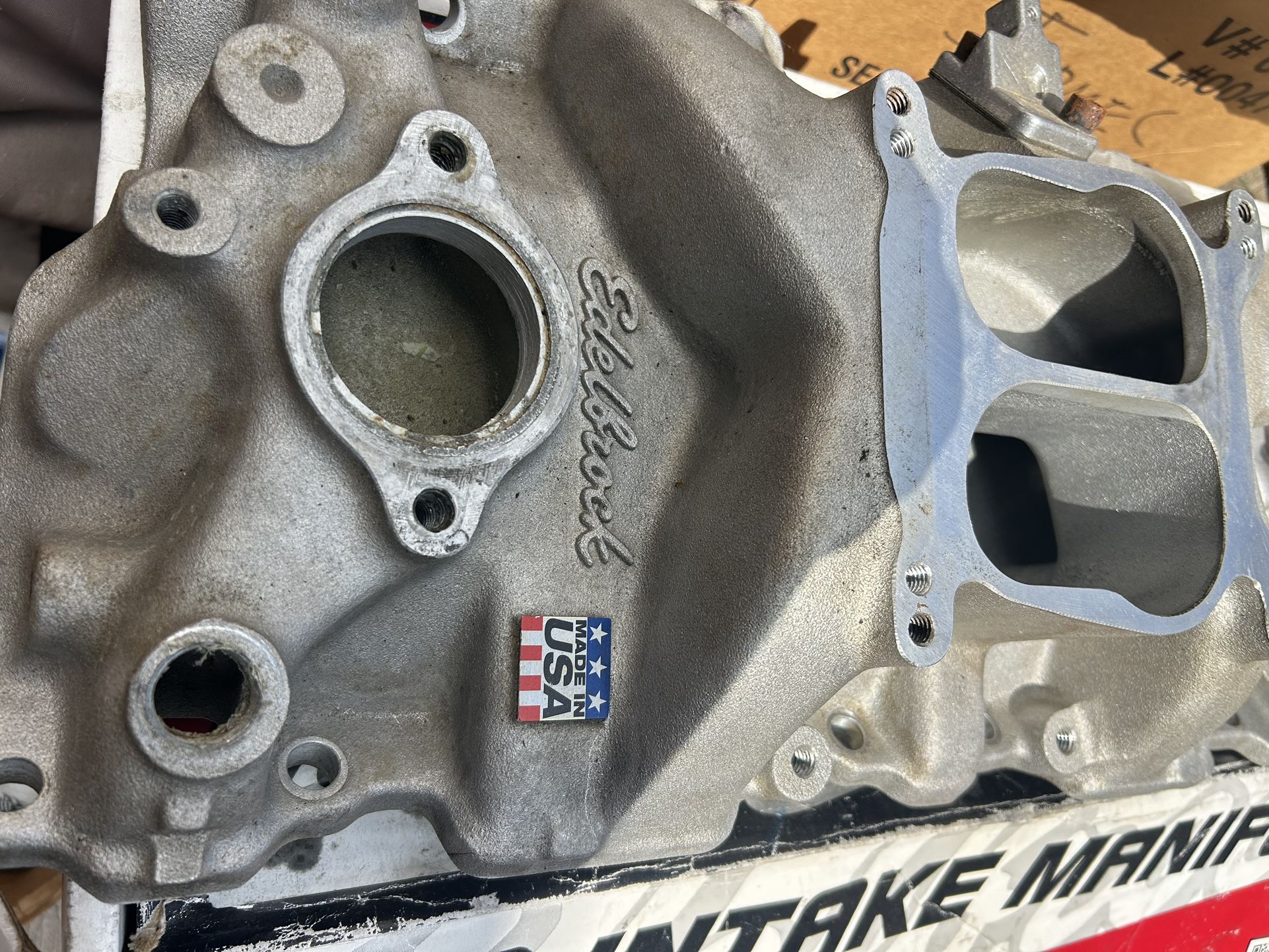 SBC Edelbrock Intake Manifold 2101 for Sale in San Diego, CA - OfferUp