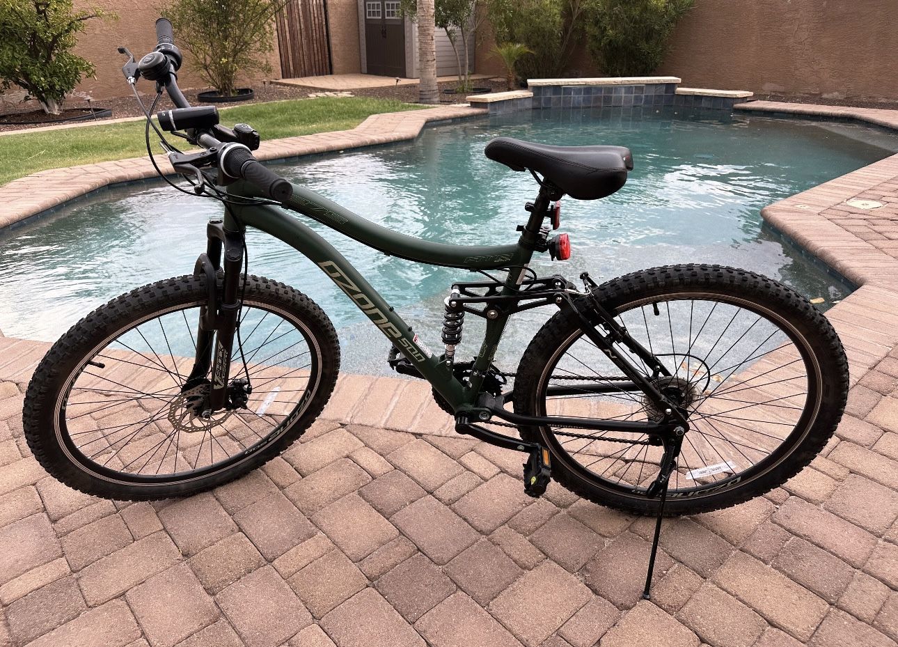 Ozone 500 Men's N275 27.5 in 21-Speed Full Suspension Mountain Bike for ...