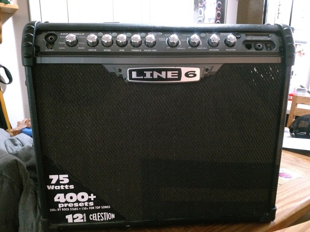 75 watt Guitar Amp. Line 6 Spider III for Sale in Colorado Springs, CO ...
