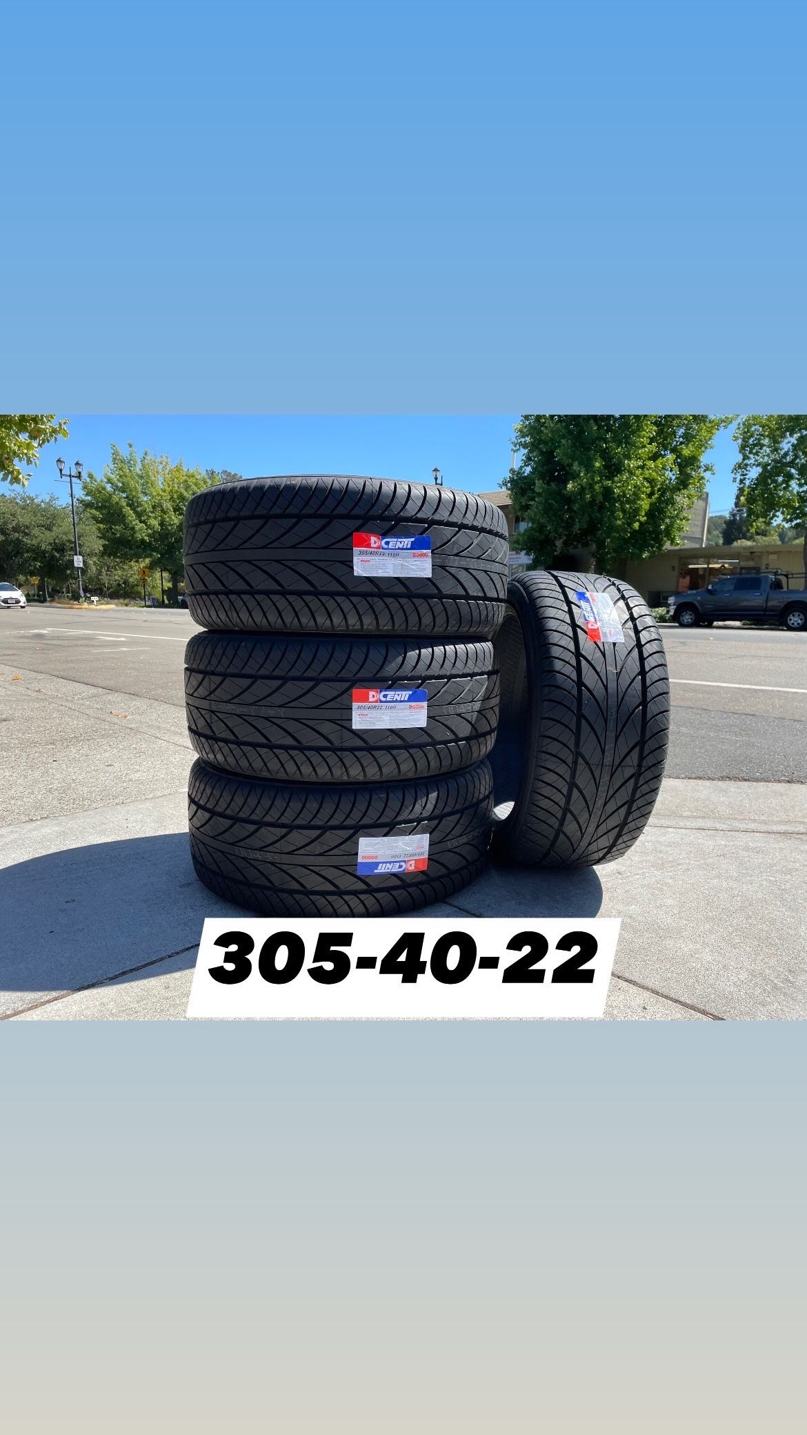 305-40-22 Tires On Sale 550$ Installed for Sale in San Francisco, CA ...