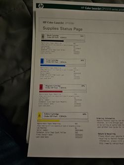 HP Color LaserJet CP1518ni Printer with toner, Perfect Condition for ...