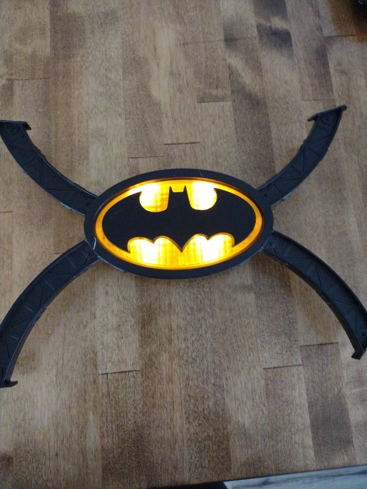 Light up batman Symbol For Bunk bed Or Castle Mansion for Sale in ...