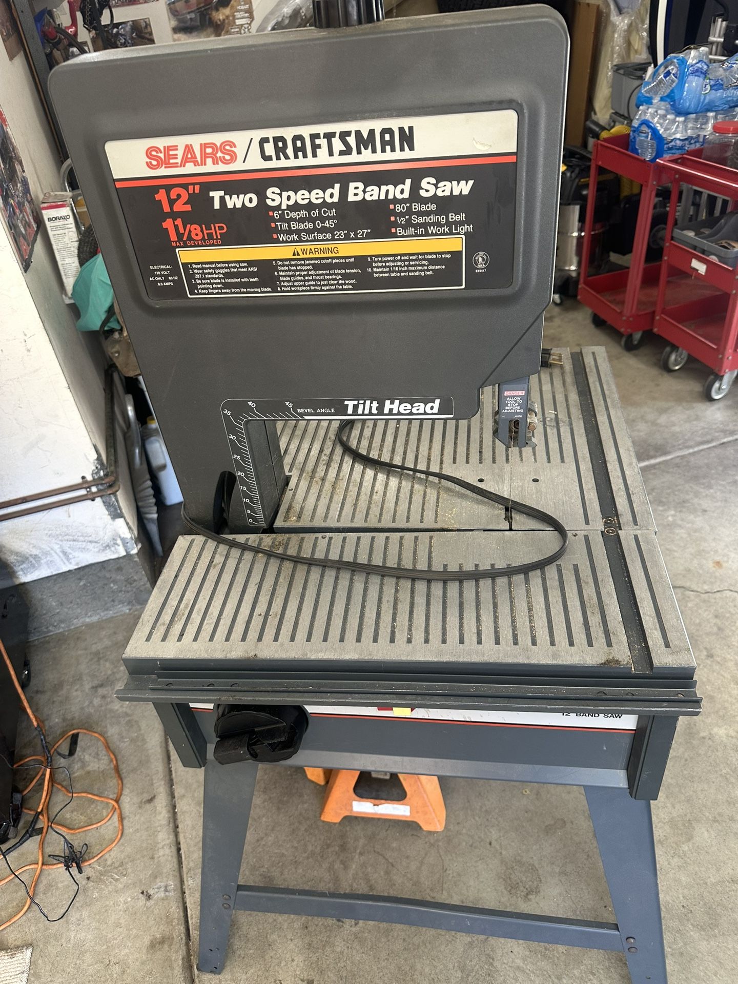 Sears Craftsman 12 Inch Two Speed Bandsaw $80 for Sale in Chula Vista ...