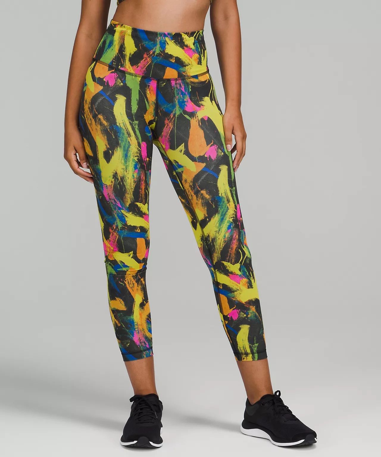 Lululemon Wunder Train HR Tight 25" NWT Size 8 (UNBM) Undertone Black ...