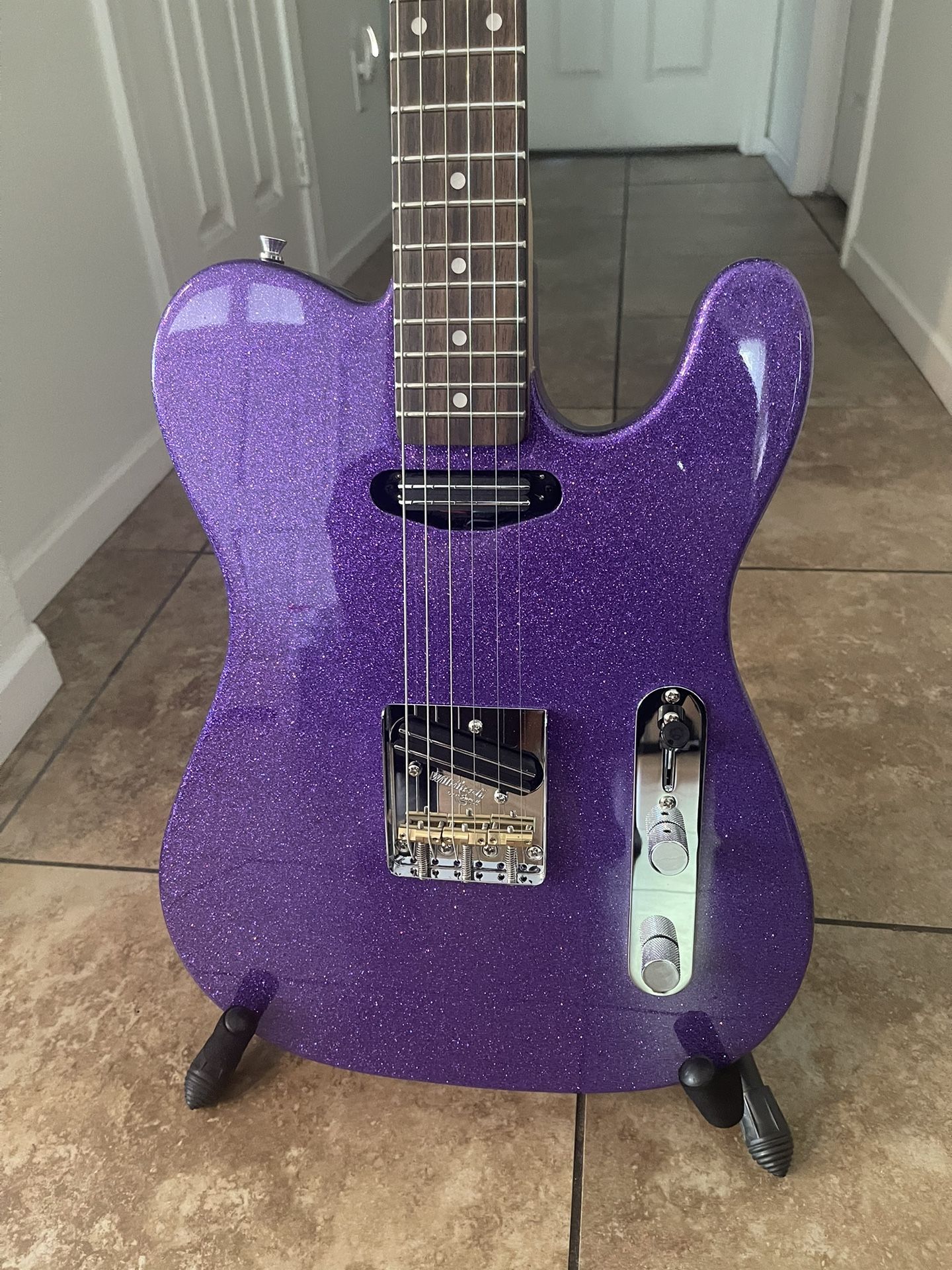 Custom Assembled Purple Sparkle Telecaster Hot Rails for Sale in ...