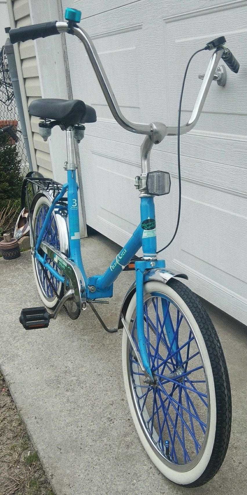 Vintage Worksman Cycles 3 - Speed Folding Bicycle for Sale in ...