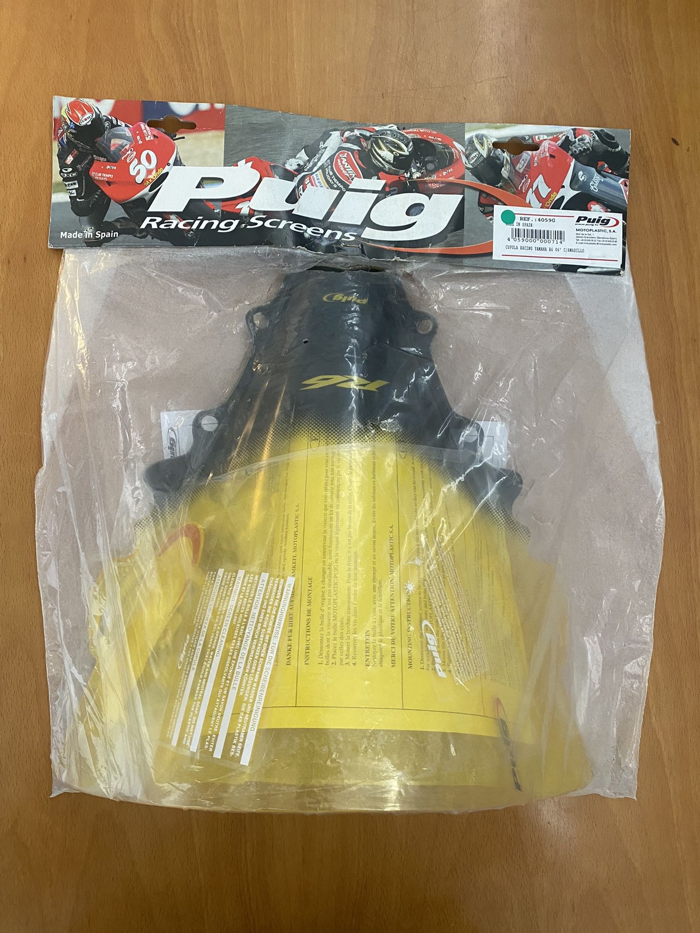Puig R6 Yamaha Yellow Windscreen NEW In Packaging for Sale in Los ...