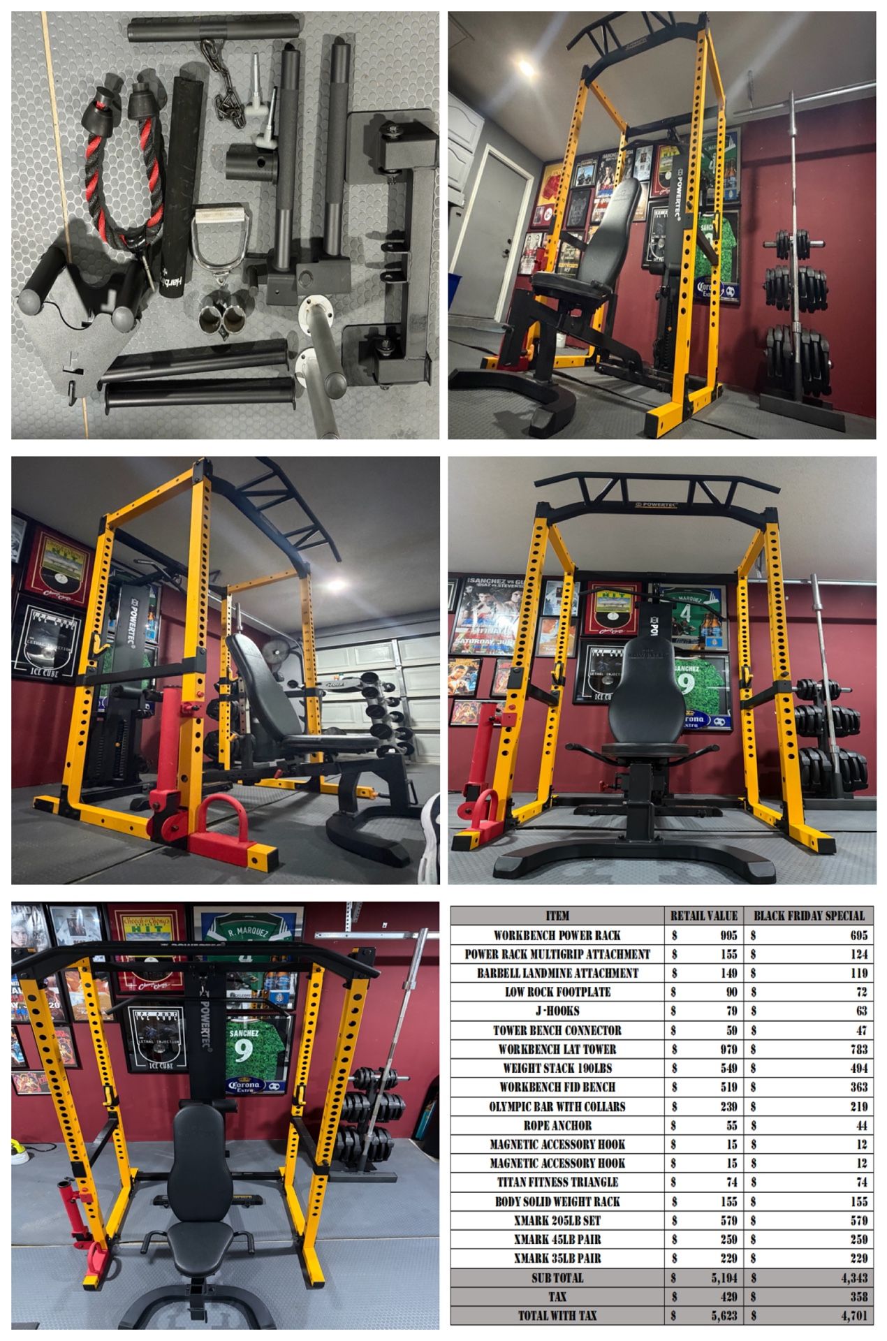 Powertec Full Home Gym Package – EVERYTHING INCLUDED for Sale in San Antonio, TX - OfferUp