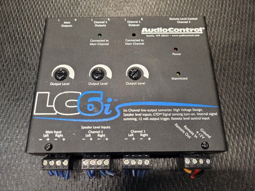 AudioControl LC6i Black 6 Channel Line Output Converter for Sale in ...