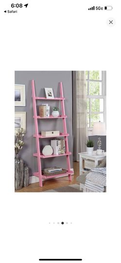 Pink Ladder Shelf for Sale in Kent WA OfferUp