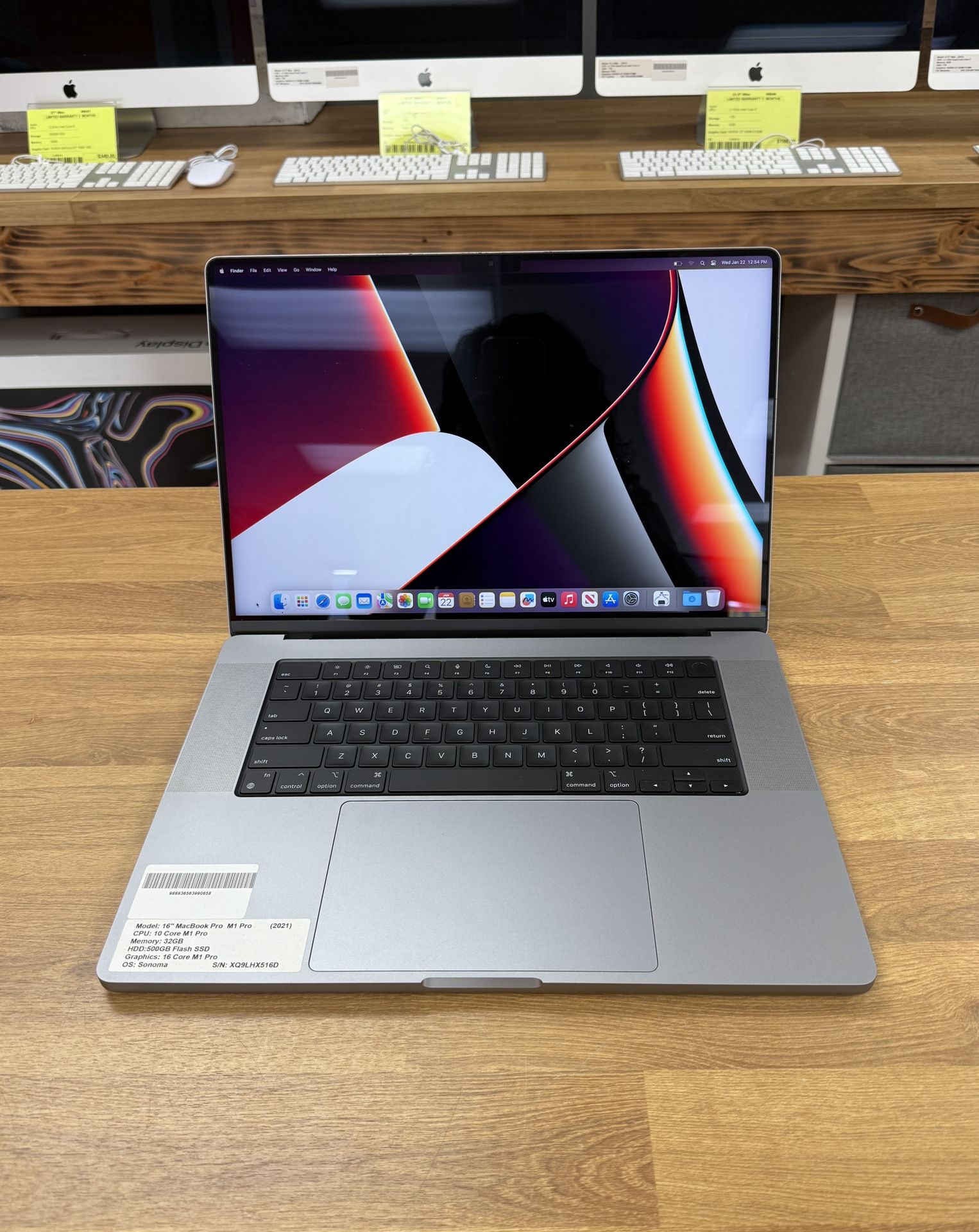16 inch MacBook Pro M1 Pro 10 Core*32GB RAM*500GB SSD for Sale in Los ...