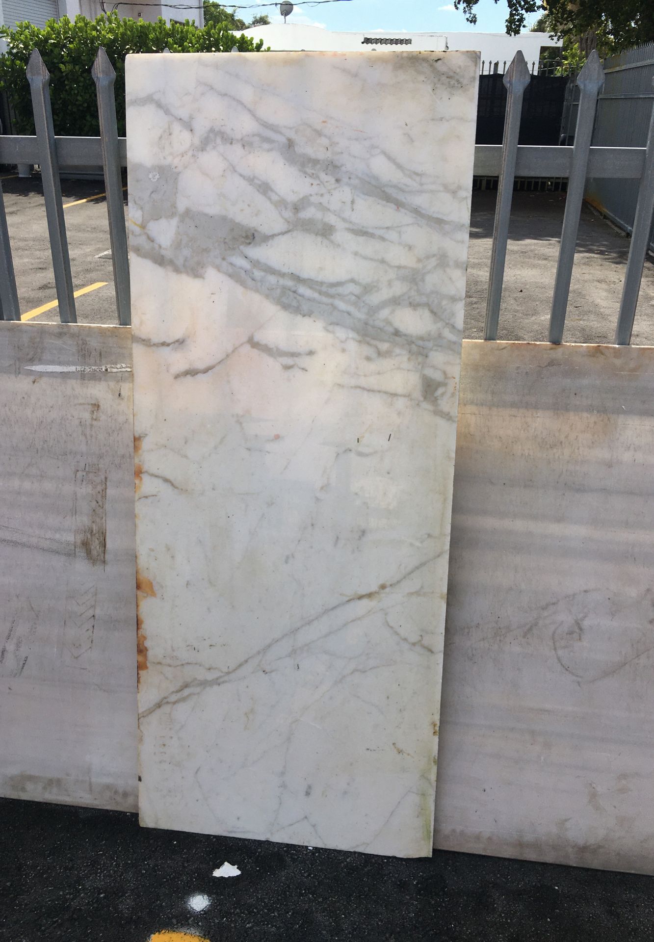 Marble Slab-Counter Top Piece- White- Beautiful Quality-Little Haiti ...