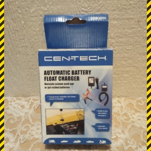 NEW CEN-TECH AUTOMATIC BATTERY FLOAT CHARGER for Sale in Ontario, CA ...