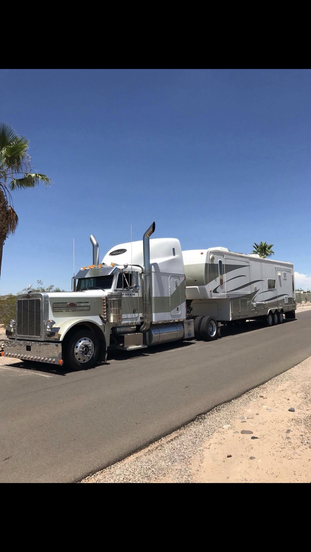 Custom built Pererbuilt toter with fifth wheel for Sale in ELEVEN MILE ...