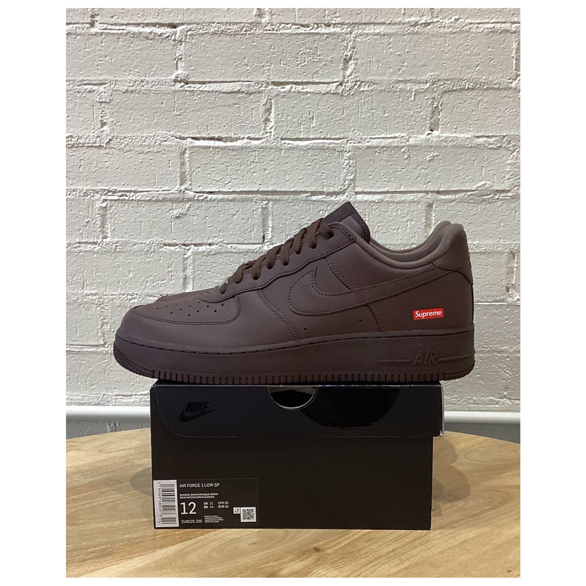 NIKE AF1 LOW ‘SUPREME BROWN’ — SIZE 12 for Sale in West Hollywood, CA ...