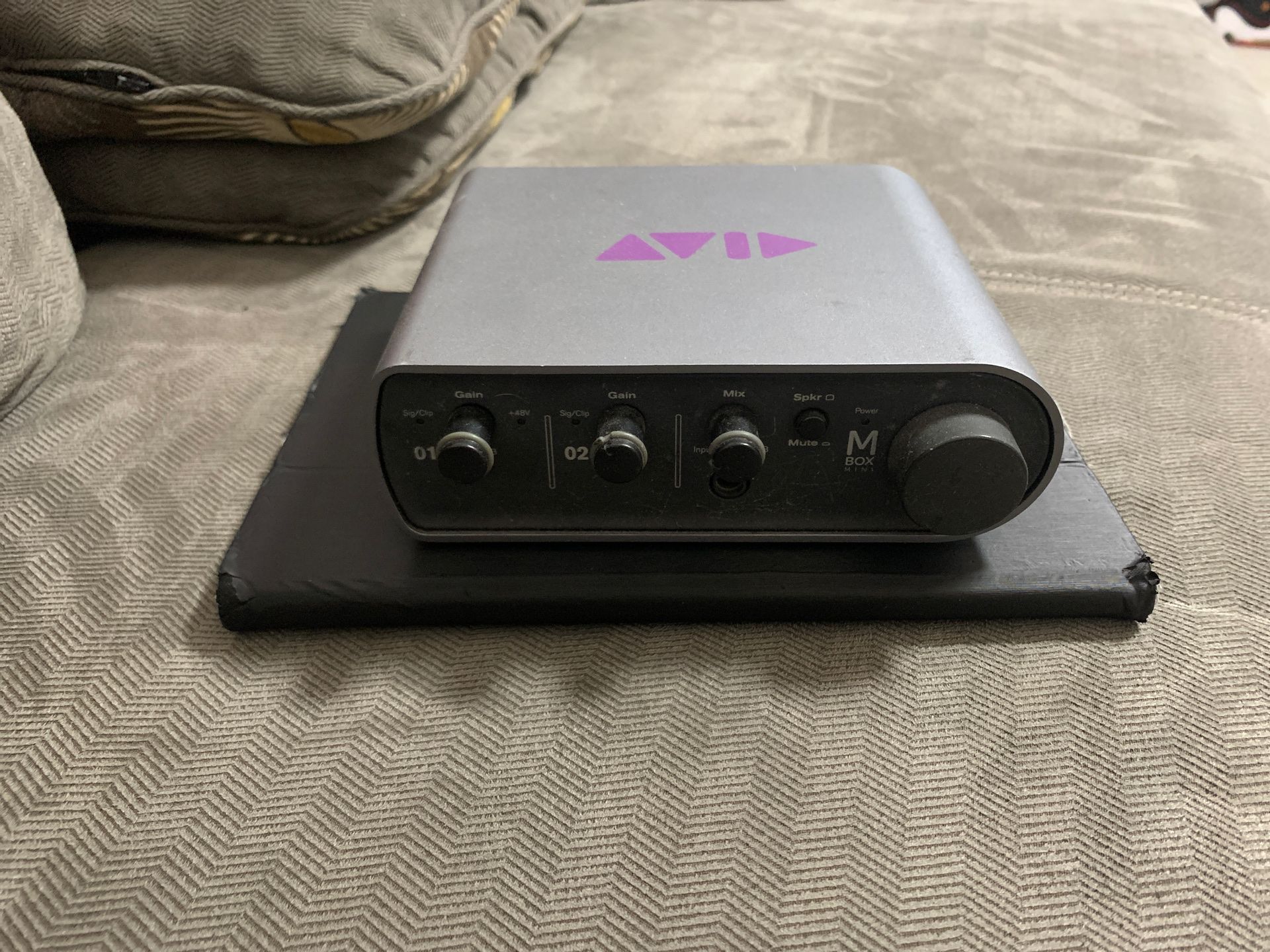 AVID MBOX MINI DRIVER AUDIO INTERFACE recording equipment for Sale in ...