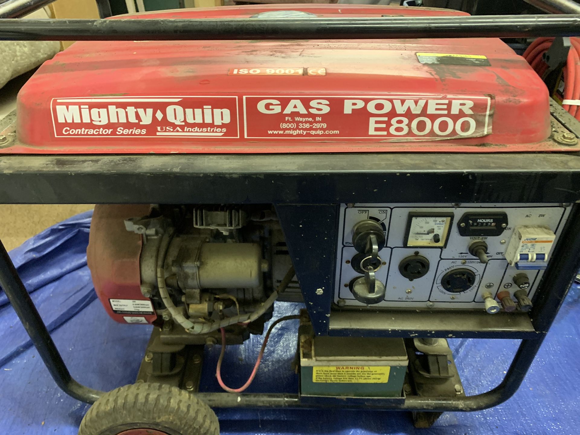 Mighty Quip E8000 Gas Generator 8000 Watt for Sale in Hillsboro, OR ...