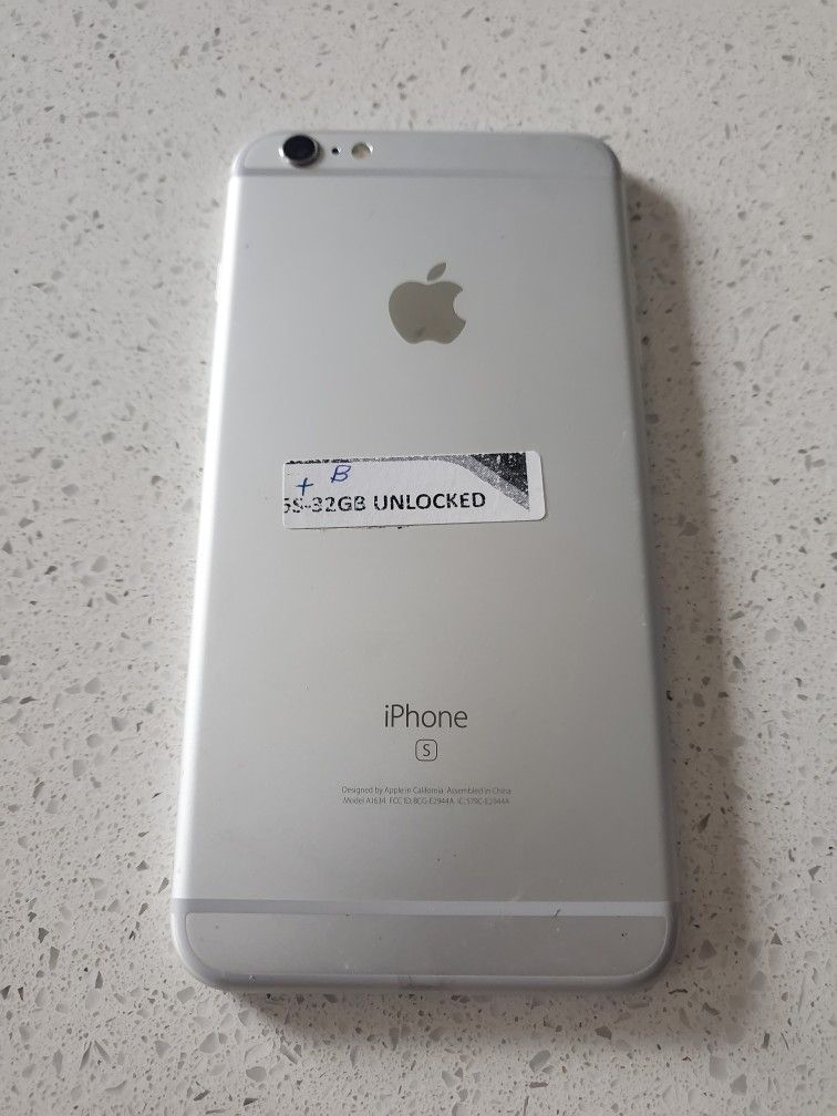 Unlocked iPhone 6s Plus 32GB Silver Great Condition for Sale in Oakland ...