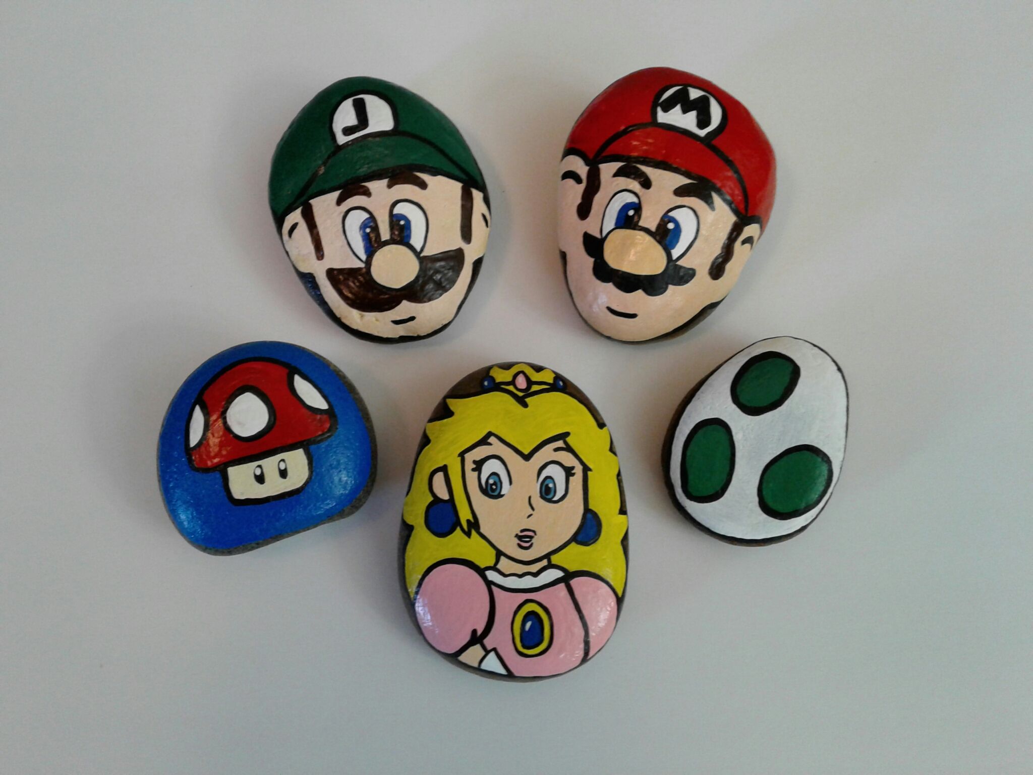 Mario and friends painted rocks for Sale in Lake Stevens, WA - OfferUp